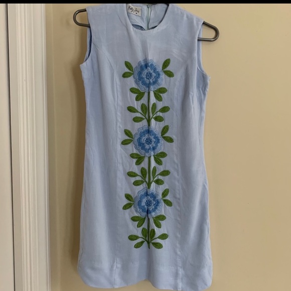 nelly don | Dresses | Nelly Don Vintage Embroidered Shift Dress Xs ...